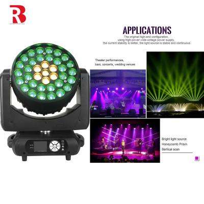 China Zoom Beam LED Moving Head Lights Stage Lighting For Disco And Wash DMX for sale