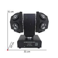 China Double Beam Moving Head Light Twins Arm 12pcs With Red + Green Laser for sale