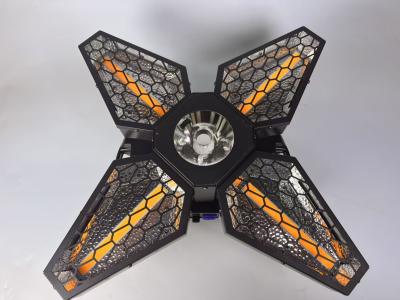 China Moving Head Light Manufacturers 3in1 LED Retro Fan 4 Leaves Disco for sale