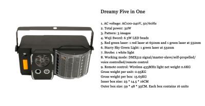 China High Quality Cheap Dreamy Five In One China Manufacturers For Event for sale