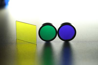 China M25 X 0.5 Borofloat Fluorescence Filters  Bandpass Filter Fluorescence OEM for sale