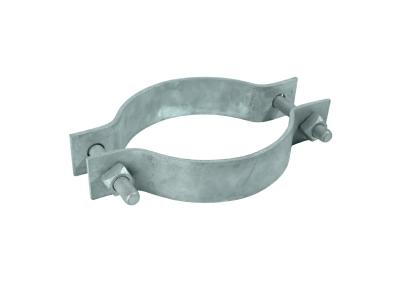 China Q235 Steel 2A Pole Clamp OND Cable Support Hot Dip Galvanized Cable Fittings for sale
