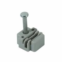 China Wall Mounted Cable Wall Clip  2 Strands 2x5mm Drop Cable Wire Mounting Clips for sale