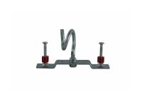 China C Type Wall Mounted Bracket Q235 Steel Cable Bracket For Drop Cable Tension Clamp for sale