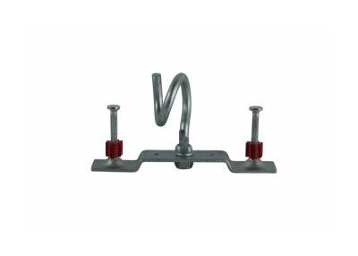 China C Type Wall Mounted Bracket Q235 Steel Cable Bracket For Drop Cable Tension Clamp for sale