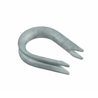China Hot Dip Galvanized Steel Thimble Q235 Steel Wire Rope Thimble For OND Tension Clamp for sale