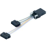 China 24 Core Fiber Array Micro Mt Connector High Speed Networks Mt Ferrule Connector for sale