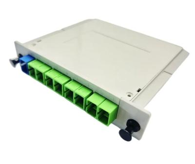 China LGX Optical Splitter 1X8 1XN Plc Splitter Cassette Type For SC Systems for sale