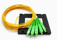 China 1x4 PON Fiber Optic Splitter Types  Transmission Device Optical Power Splitter for sale