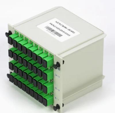China 1260nm Optical Splitter 1X32 1XN 2XN Optical Power Splitter  For UPC PLC Systems for sale