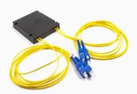 China 2X2 PLC Splitter Module ABS Box Fiber Optic Plc Splitter FTTH for sale