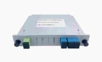 China Cassette Plug In Optical Splitter 1X3 1XN 2XN  For SC UPC PLC Systems for sale