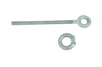 China Galvanized Eye Bolt & Eye Nut For Overhead Cable Anchoring On Wooden Poles for sale