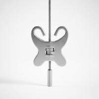 China Metal Butterfly Cable S-Type Suspension Wire Anchoring Component for Secure Fastening for sale