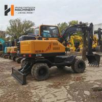 China Jing Gong75S Used Wheel Excavator Fully Hydraulic Configuration Continuously for sale