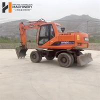China Doosan 150 Used Wheel Excavator With Turbocharged Engines Dual Tires for sale
