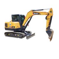 China The best-selling mini 5.5 tons used sany sy55 excavator made in China is sold at a low price for sale