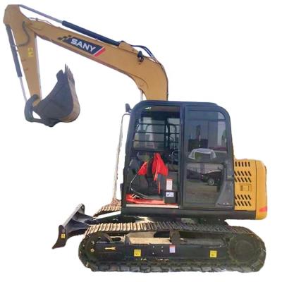 China Beautiful shape digger used hydraulic crawler excavator with sy75c ninth generation good price on sale in CN for sale