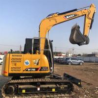 China Fresh 7.5Ton on sale Cheap Mini Crawler Excavator sany sy75c used escavator for sale