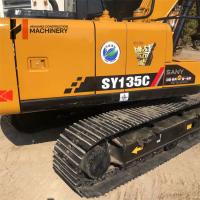China Small excavator 13ton good price on sale in Shanghai used sany 135c excavator for sale