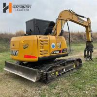China Sany 75 second-hand excavator for with stable performance and used  fast movement speed for sale