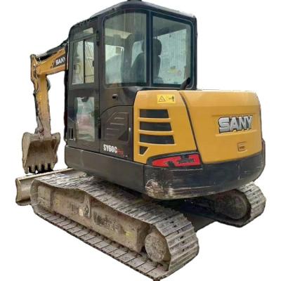 China Sany 60pro  crawler excavator is durable and used quality guaranteed for sale
