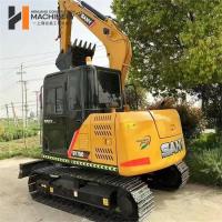 China Sany 75c pro excavator one-button start strong used power original for sale