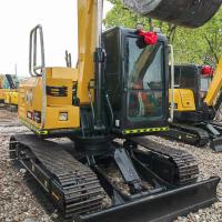 China High quality and high performance Chinese produced in 2021, 90% new Sany 75C used excavator sold at a low price for sale