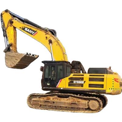 China For sale used  ground machine large machine Sany 550 excavator earthwork truck for sale