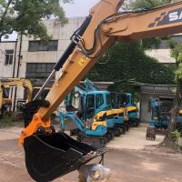 China best selling high quality less hour digger used hydraulic crawler excavator with sy75c for sale
