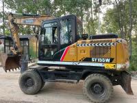 China Used Sany 155 excavators from China with high quality and low price are on sale for sale