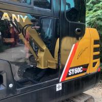 China High Quality SANY SY60 Pro 6ton SANY Excavator Used Excavator On Sale for sale