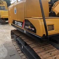 China Used construction equipment excavator machine SANY135C for sale sany machinery used SANY 135c excavators are on sale for sale