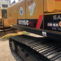 China Low Working Hours used sany 215cpro excavator  SY215C china crawler excavator 21 ton excavator for sale for sale