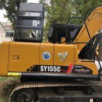 China Chinese Brand Used SANY excavator sy155CPro in good condition for sale for sale
