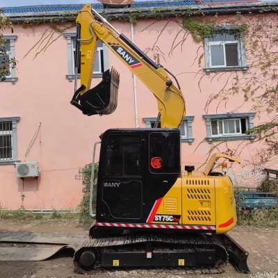 China Original Used Sany Excavator 65 75 Second Hand 60c Crawler Excavator for sale