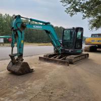 China Mini used kobelco sk55SR crawler excavator good price on sale for sale