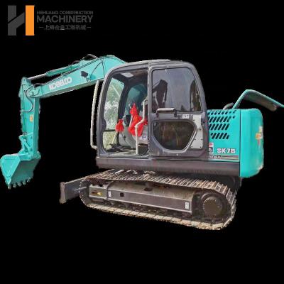 China used Sale of earthwork engineering machine Kobelco 75 excavator dripping oil does not leak the original original paint for sale