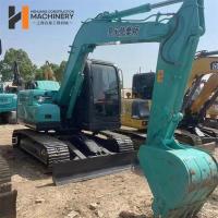 China Used  Kobelco SK75 excavator real car good chassis for sale