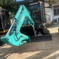 China Hydraulic SK55SR Used Kobelco Excavator 5.5Ton Tracked Digger Excavator Machinery for sale