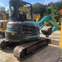 China Hydraulic SK55SR Used Kobelco Excavator 5.5Ton Tracked Digger Excavator Machinery for sale