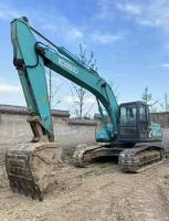 China Personal single-hand pure earth-moving 2-hand excavator for crawler excavator Kobelco 210 excavator for sale for sale
