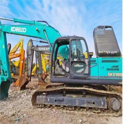 China Construction Used Kobelco Excavator SK210 Crawler Earthmoving Machinery for sale