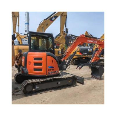 China best selling high quality less hour heavy equipment machine used hitachi zx55 excavator for sale