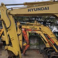China Used Hyundai R60W-9 mini wheel excavator/ hyundai wheel excavator 60-9 for sale