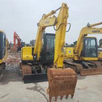 China Korea made 8 ton used mini hyundai R80-7 original crawler moving excavator r80-7 for sale