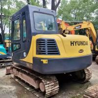 China Korea made 8 ton used mini hyundai R80-7 original crawler moving excavator r80-7 for sale