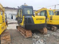 China Korea made 8 ton used mini hyundai R80-7 original crawler moving excavator r80-7 for sale