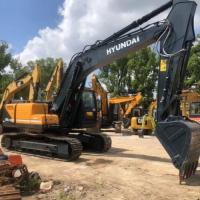 China Good Condition Used Hyundai Excavator 220LC-9S Spot On Site Heavy Equipment for sale