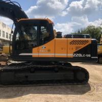 China Good Condition Used Hyundai Excavator 220LC-9S Spot On Site Heavy Equipment for sale